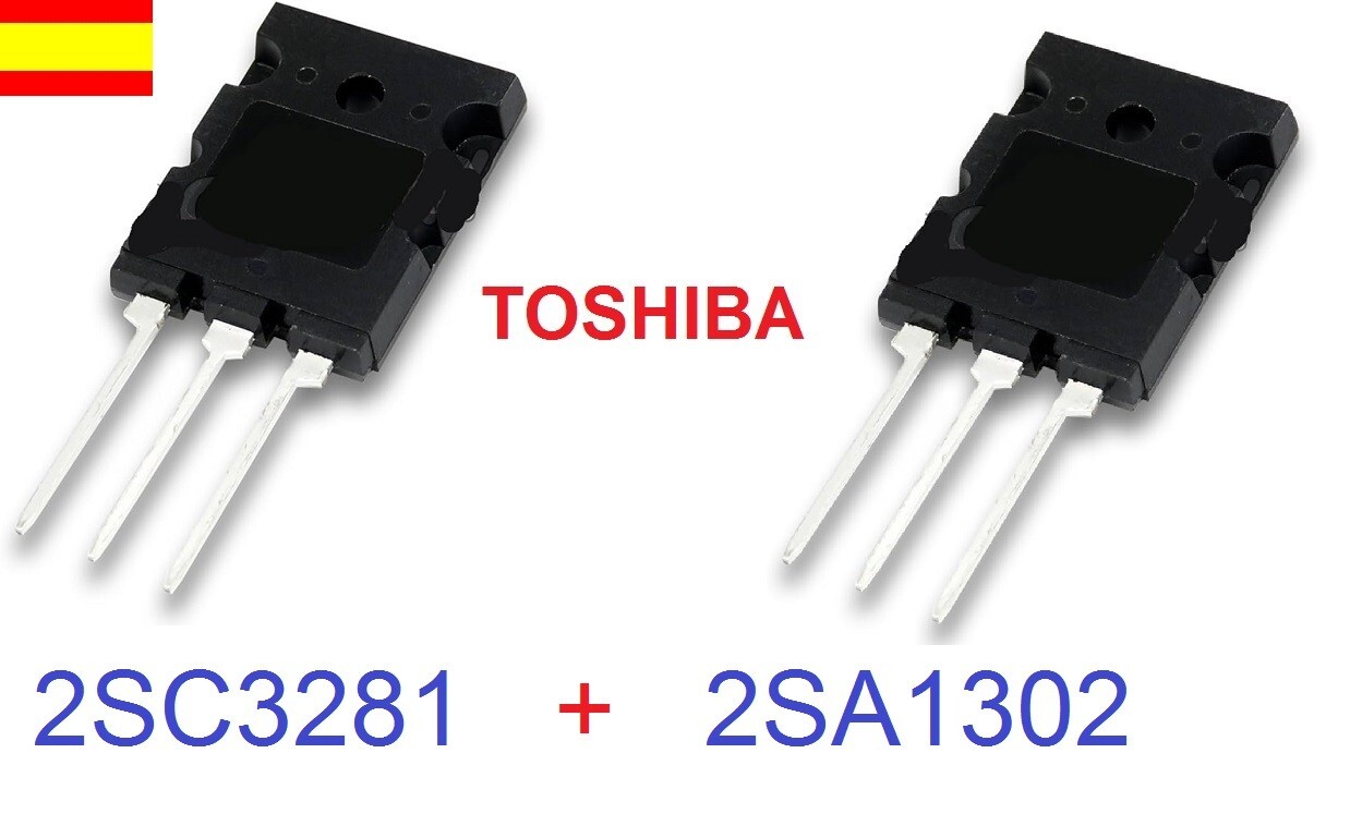 1 Par de Transistores Toshiba 2SC3281 + 2SA1302 | eBay