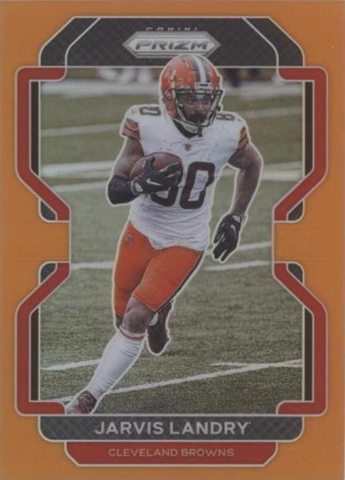 2021 Panini Prizm - Jarvis Landry #260 Orange Prizm /249 for sale ...