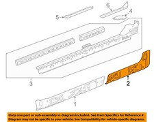 GM Oem-exterior Inner Rocker Panel Right 22615496 for sale online | eBay