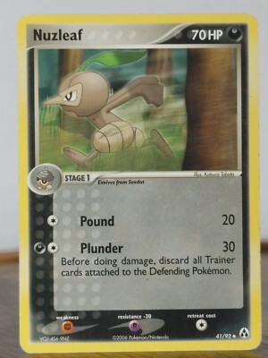 Nuzleaf - EX Legend Maker - singles - 41/92 - Pokemon TCG | eBay