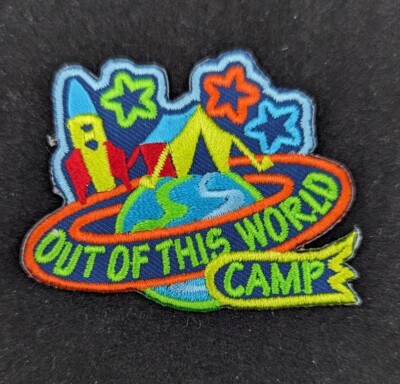Girl Scout Out Of This World Camp Fun Patch Camp Badge | eBay