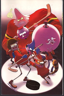 REGULAR SHOW #1 KABOOM CARTOON NETWORK 2013 CALGARY EXPO HOCKEY VARIANT ...