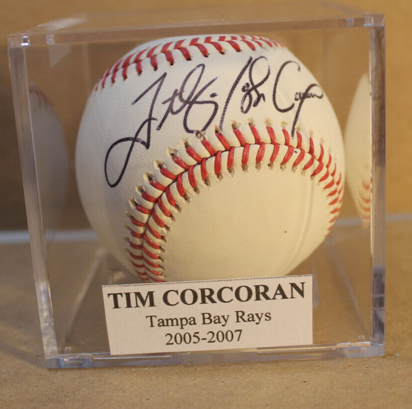 CORCORAN, TIM (2005--2007) TAMPA BAY RAYS SIGNED BASEBALL | eBay