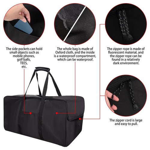 Golf Push Cart Bag 3 Wheel Folding Carry Bag for Caddytek,Carts Cover ...