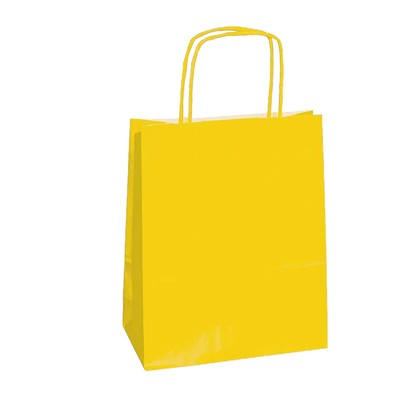 Shopper in Carta Mainetti Bags - 22x10x29 cm - 037276 (Giallo Conf. 25 ...