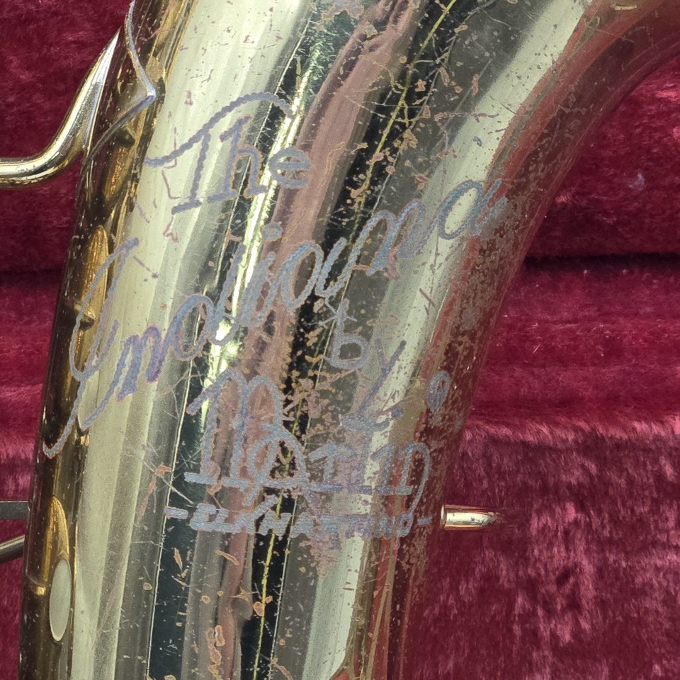 Vintage 1961 Alto Saxophone "The Indiana by Martin" Martin Band ...