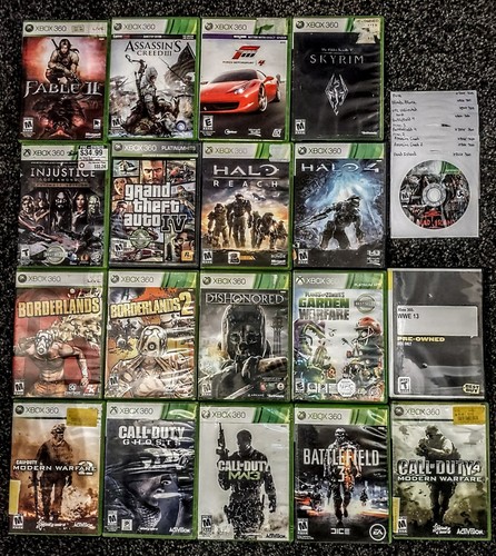 Huge Xbox 360 (Xbox One) Video Game Lot Of 25 Games. All Tested. Read ...