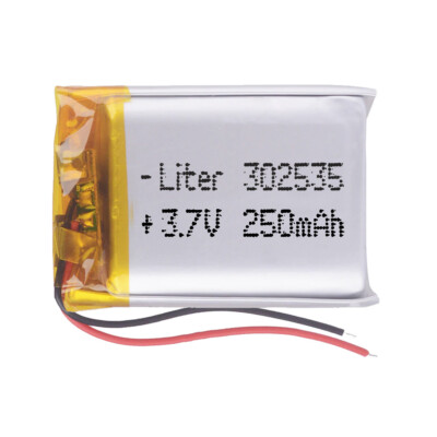 BATTERY 302535 LiPo 3.7V 250mAh 0.925Wh mobile phone video gps ...