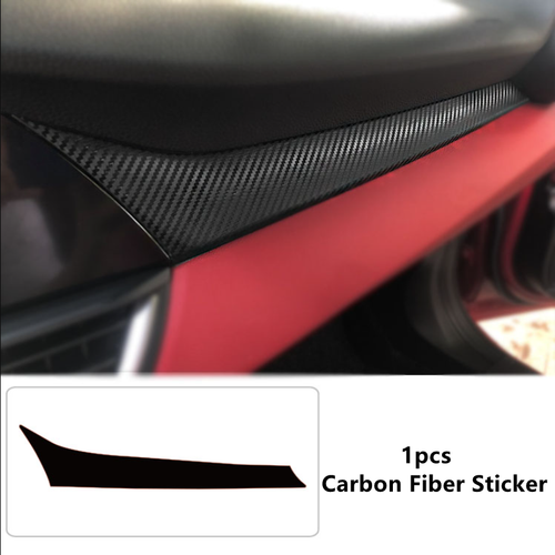 For Alfa Romeo Giulia 2017-2024 Vinyl decal Carbon Fiber Dashboard ...