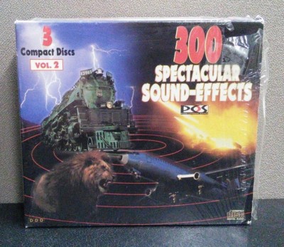 300 Spectacular Sound Effects by Various Artists (3 CD Set) LIKE NEW DB ...