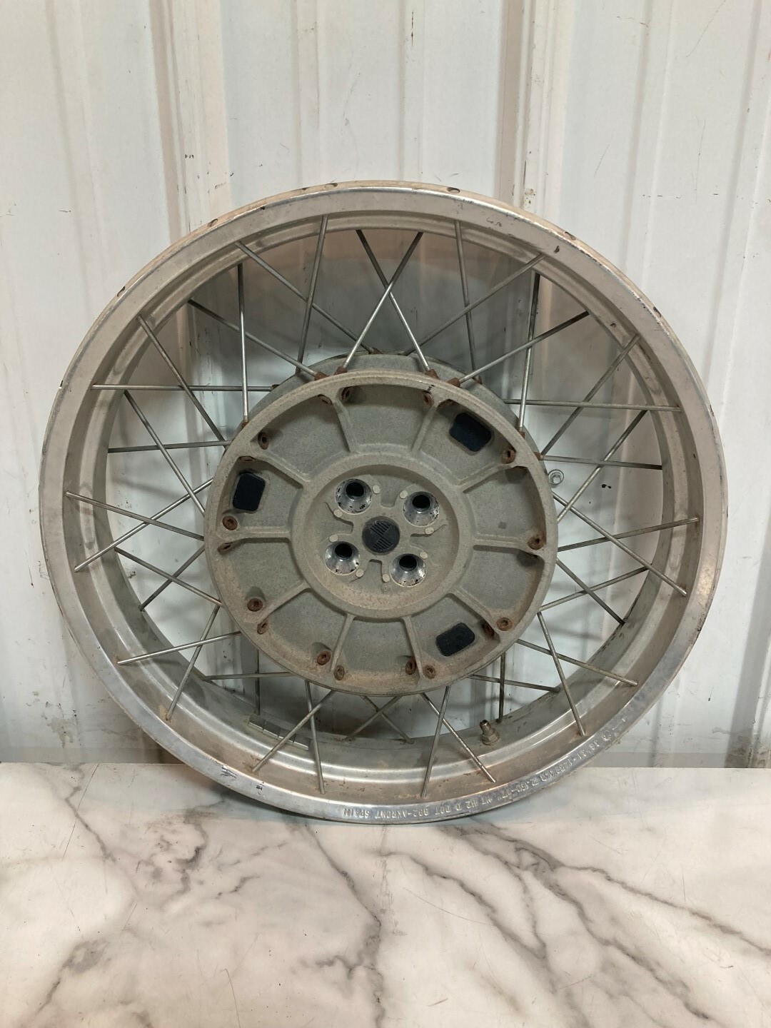 93 BMW R100 R 100 GS GSPD Paris Dakar rear back wheel rim straight | eBay