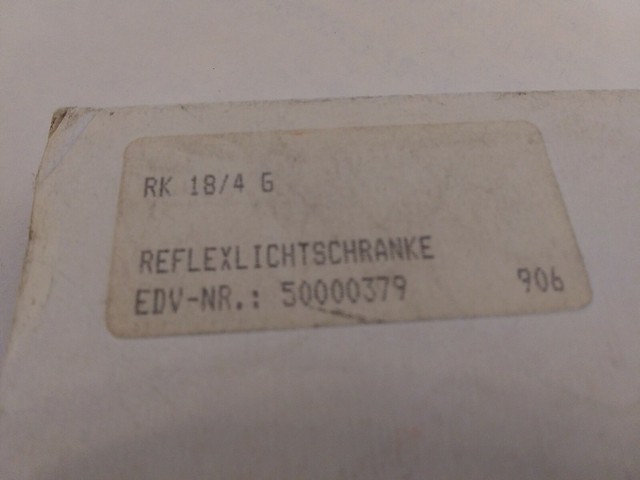 Leuze Electronic RK 18/4 G Rk18/4g 24v DC Photoelectric Sensor for sale ...