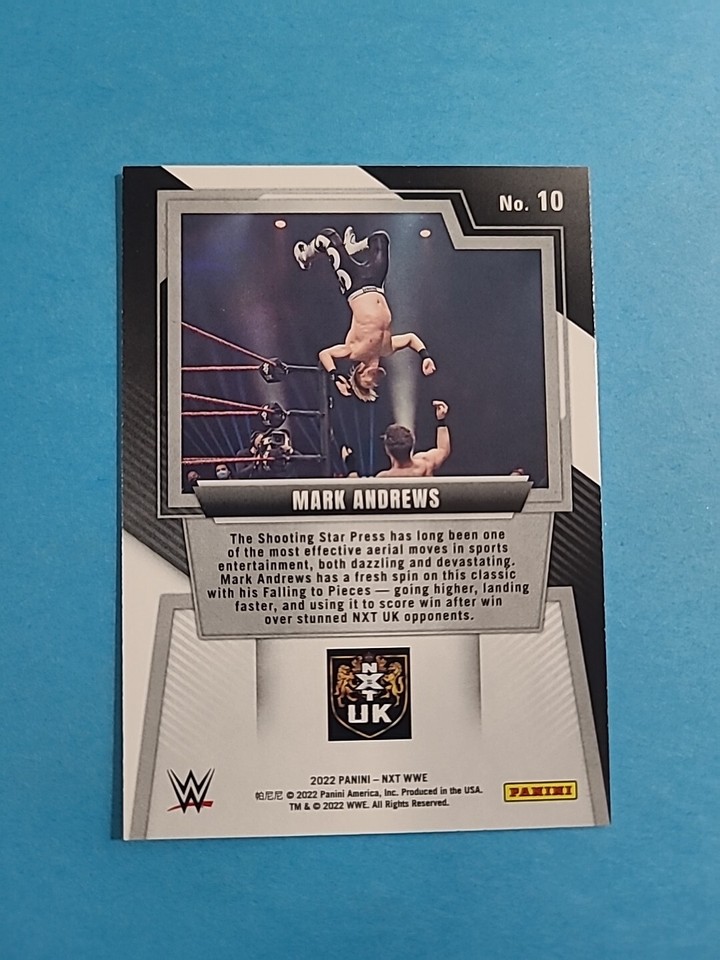 MARK ANDREWS 2022 PANINI NXT WWE WRESTLING CARD # 10 H8150 | eBay