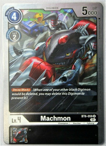 Machmon BT6-059 R Digimon Card Game Double Diamond NEW | eBay