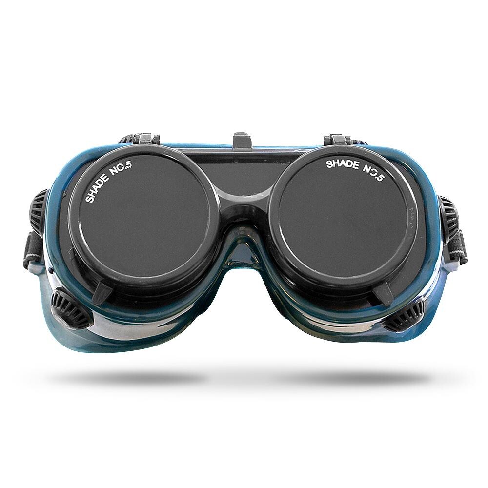 UNIMIG Gas Welding & Cutting Goggles Shade 5 Glasses Flip Up Lens Anti ...