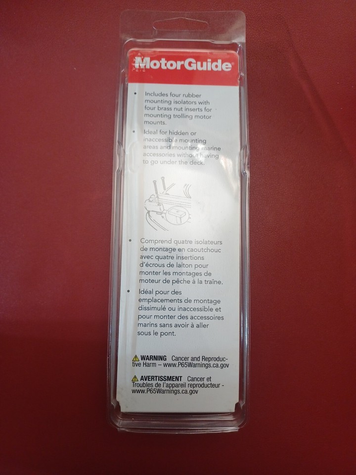 MotorGuide Mounting Isolator Kit MGA015PB6 UPC 089287000156 | eBay