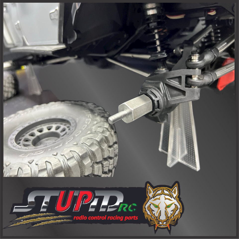 StupidRC Axial SCX6 Wheel Extension Kit 30mm HEX 17mm | eBay