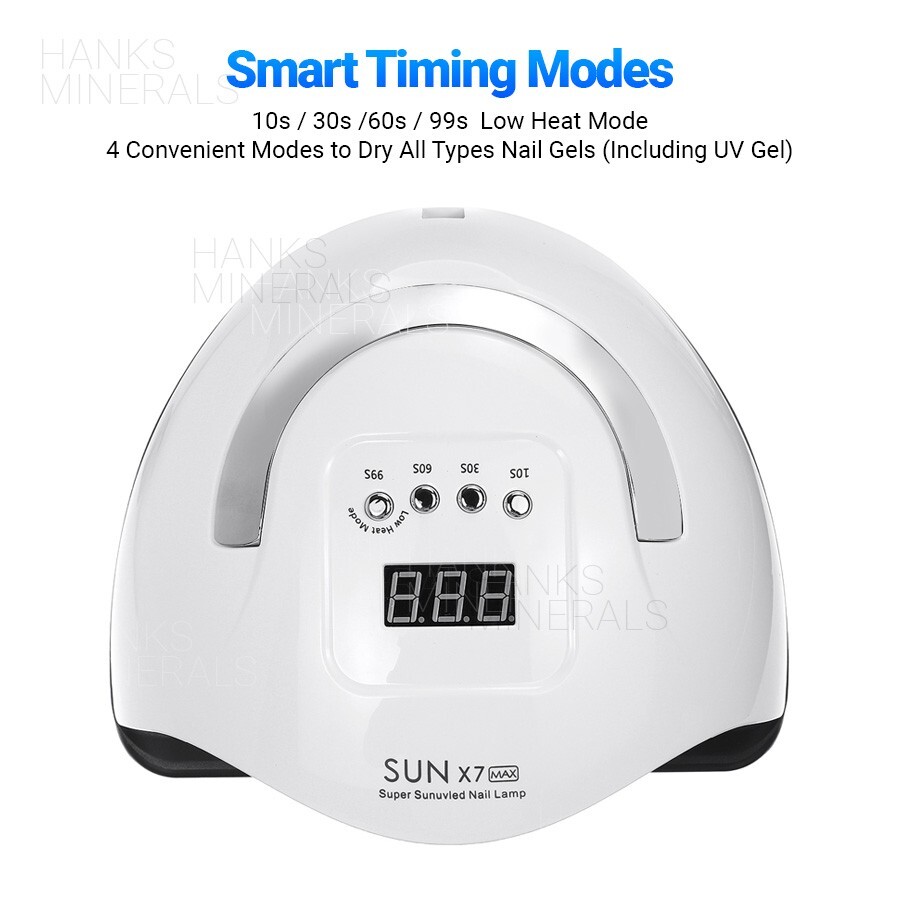 UV LED Nail Lamp 220W Dryer Gel Polish Light Manicure Salon Curing SUN ...