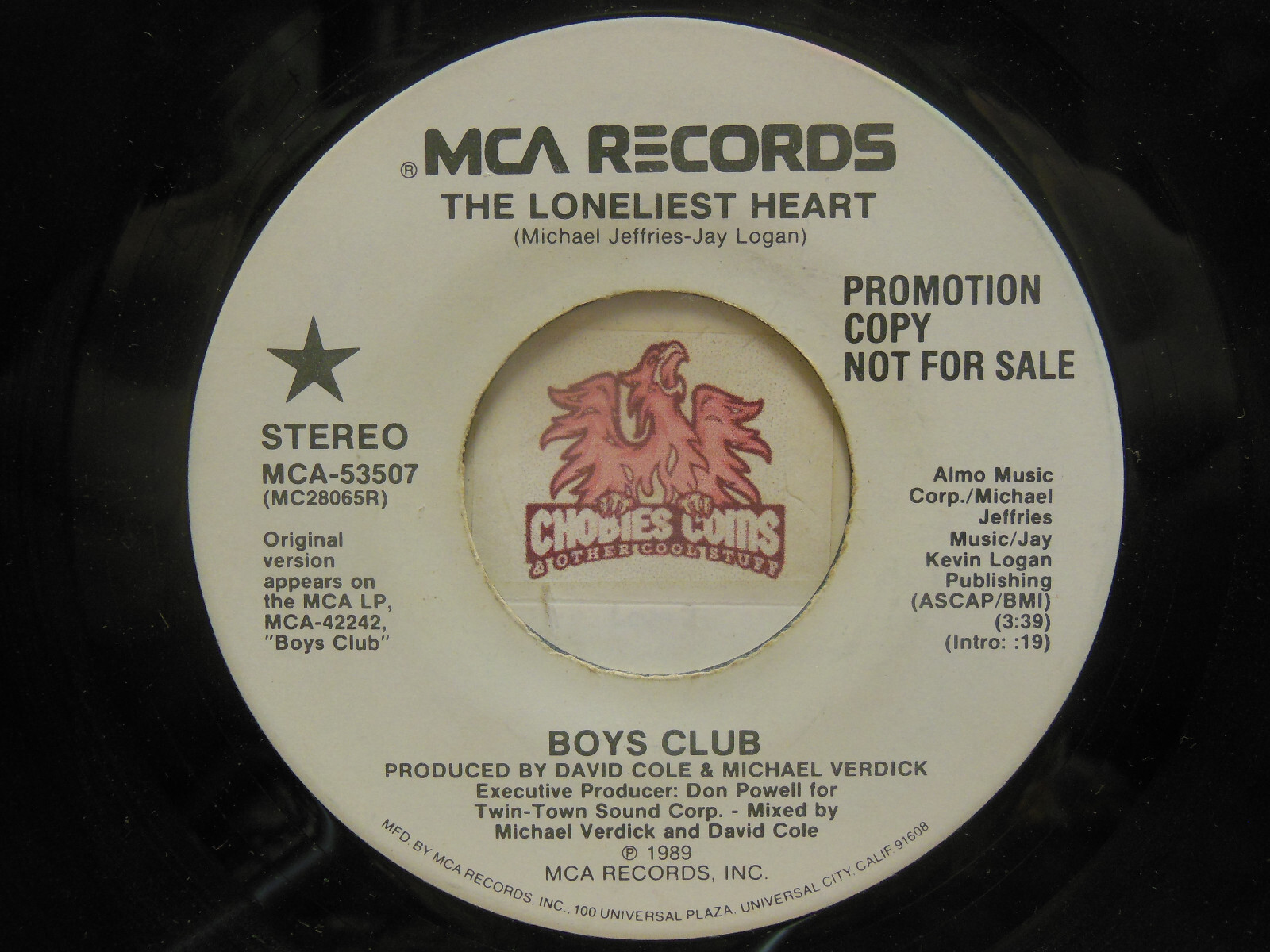 Promo! Boys Club – The Loneliest Heart / Same, 45 RPM EX (13D) | eBay
