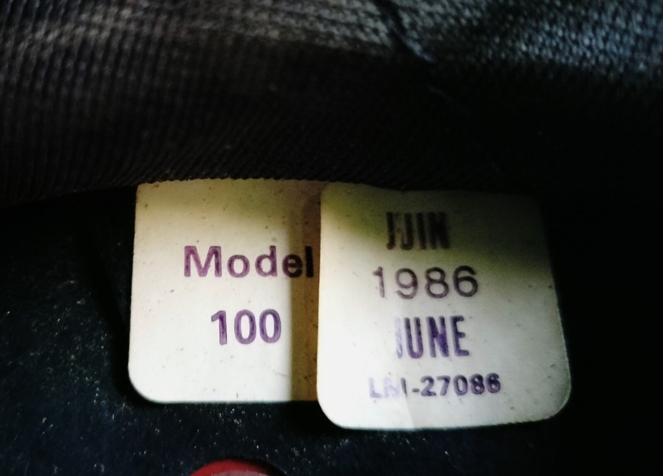 VINTAGE RED DOT MODEL 100 OPEN FACE MOTORCYCLE HELMET 1986 | eBay