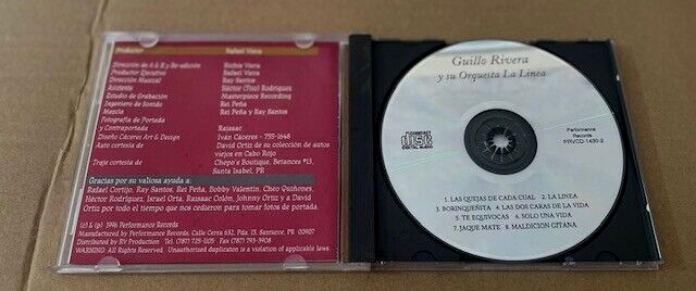 Guillo Rivera - La Linea - CD ( Original ) | eBay