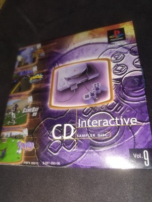 Sony PlayStation 1 INTERACTIVE CD SAMPLER DISC Vol 9 Demo PS1 1998/99 ...