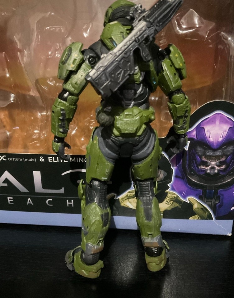 Halo Reach Series 2 Spartan CQC & Elite Minor Figure Set 2011 McFarlane ...