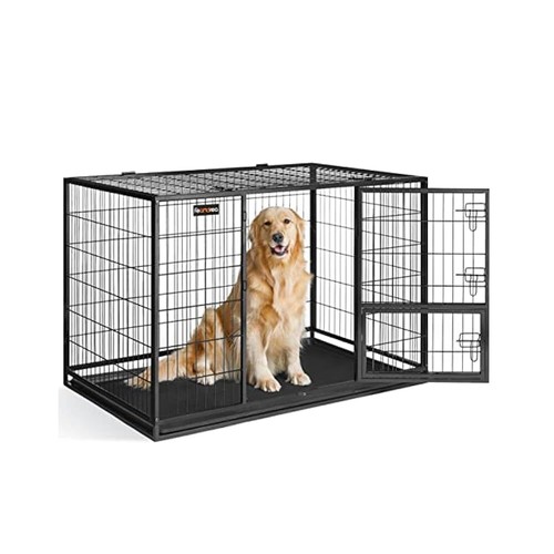 Durable Dog Crate, Secure, Spacious & Easy to Assemble for Large Dogs ...