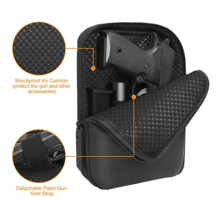 Concealed Carry Gun Pouch, Handgun Shoulder Bag, Pistol Holster Pack ...