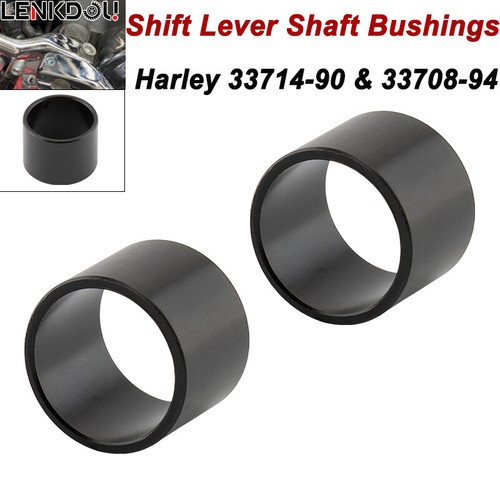 Shift Lever Shaft Bushing 2PCS For Dyna/Softail 86-17 Harley 33714-90 ...