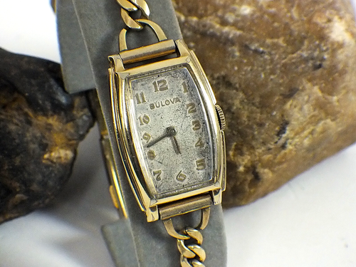 Vintage Men's 17J BULOVA 10kt G.F. Tonneau Wrist Watch @1930's- project ...