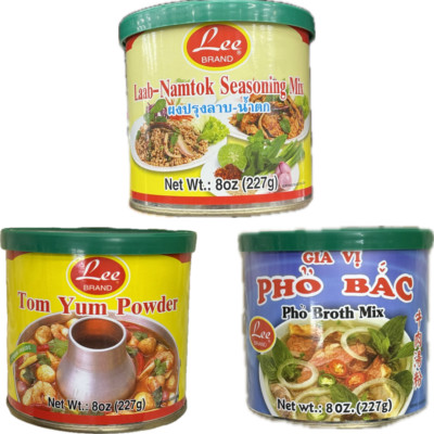 1 Pack - 8oz Lee Brand Seasoning Mix Soup Broth Powder Selection ...