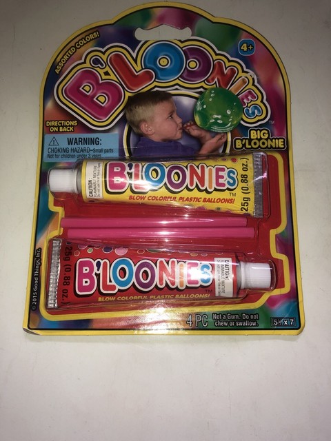 B'loonies Big Bloonie Assorted Colors Blow Colorful Plastic Ballons Age ...