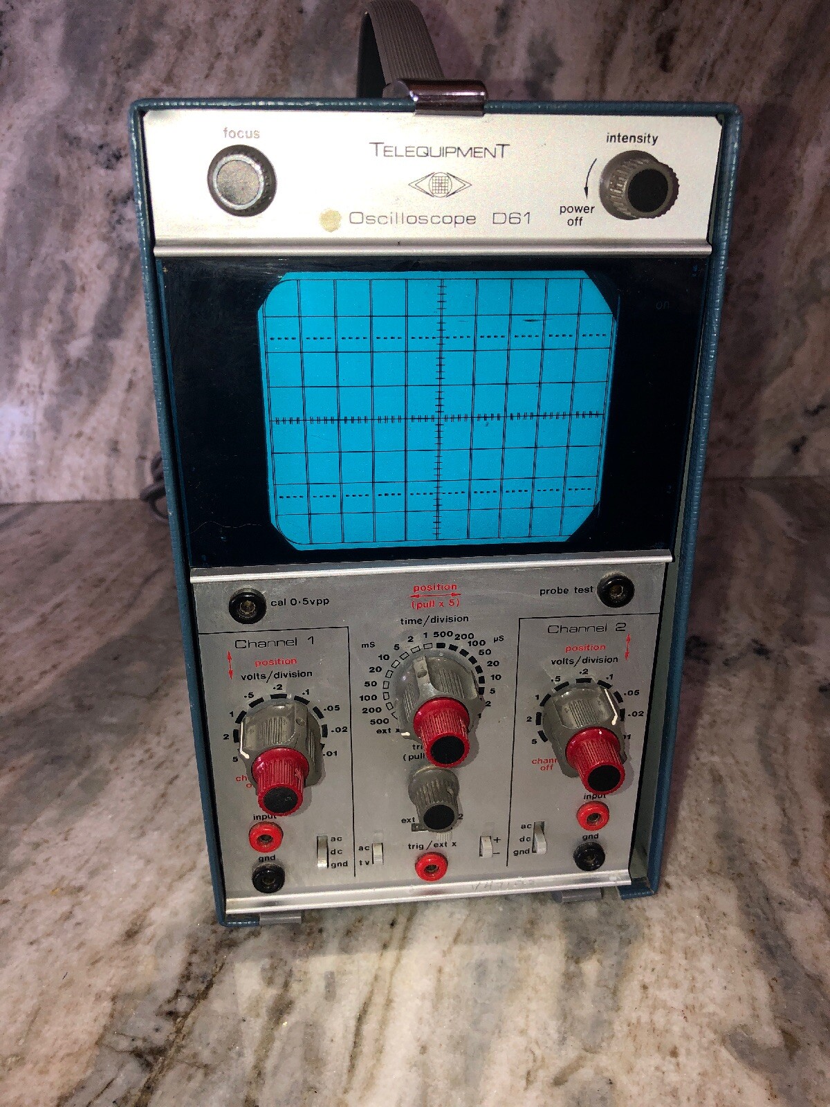 Tektronix Telequipment D61 Oscilloscope RARE VINTAGE COLLECTIBLE SHIPS ...
