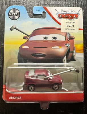 Disney Pixar Cars Andrea Diecast Toy New In Box | eBay
