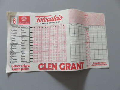 Football Pools Coupon Concorso 68 Of 30/09/1984 | eBay