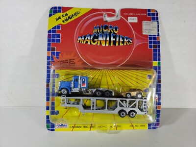 Funrise Micro Magnifiers Big Rig Car Hualer Truck Porsche 1988 Die Cast ...