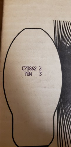 QTY2 Philips Ceramalux C70S62/ALTO 70W HPS Light Bulb Lamp MOGUL ...