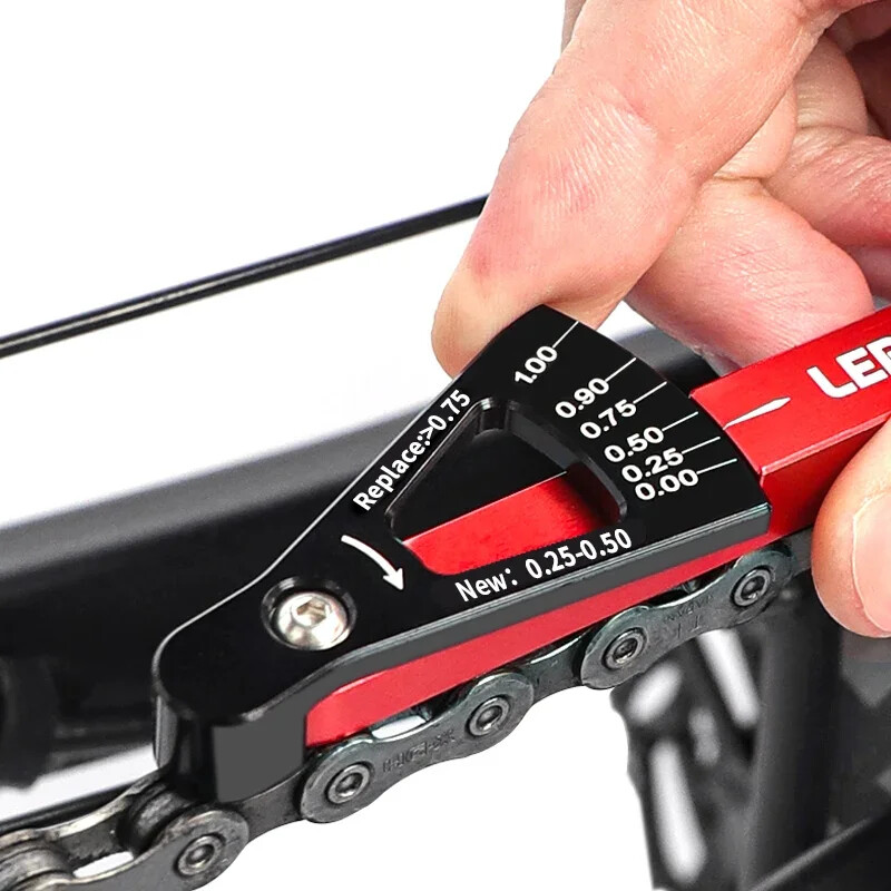 MTB Bike Chain Wear Indicator Tool Chain Checker Kits Chains Gauge ...