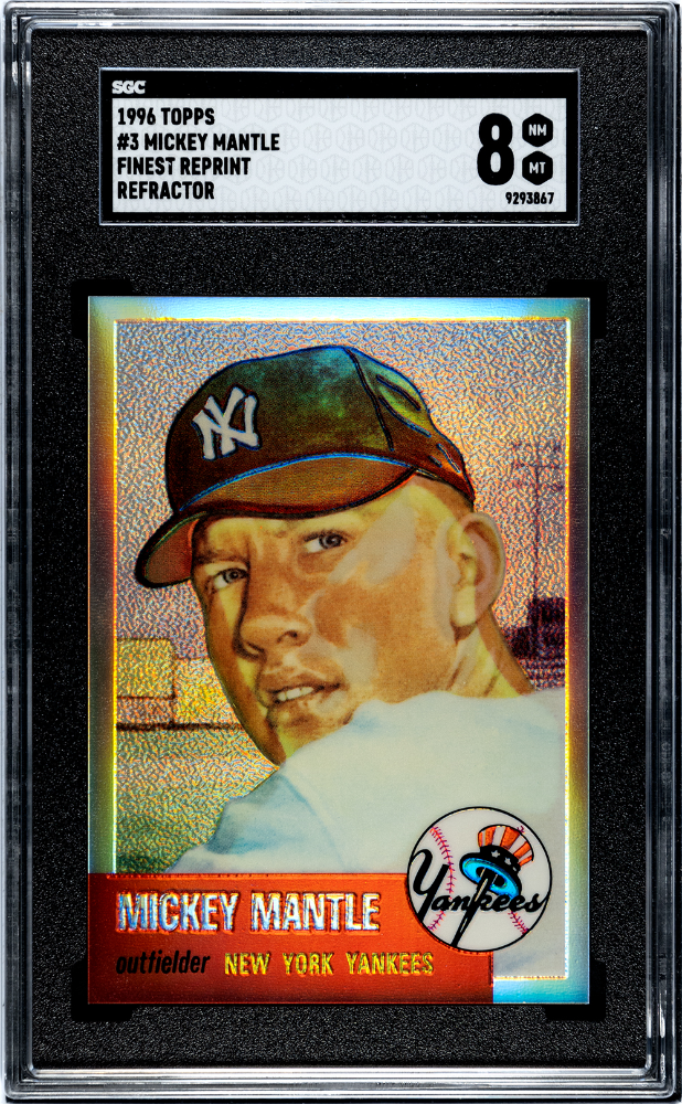 👀 RARE 1996 Topps Finest Mickey Mantle Refractor 20 Card Set Graded 🔥 ...
