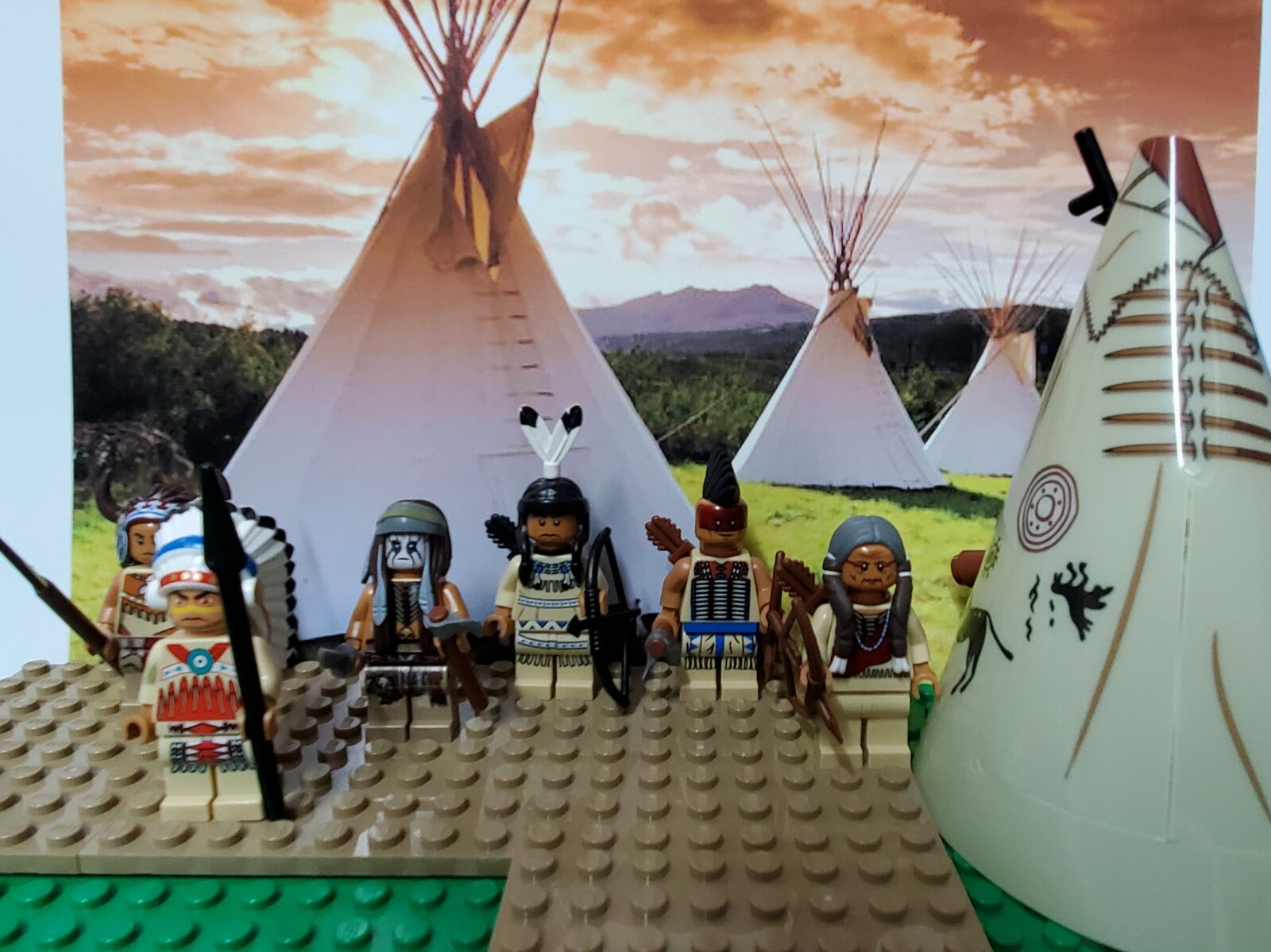 LEGO Native American Indian Village Settlement NEW 100% Genuine LEGO | eBay