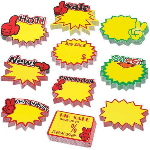 Starburst Sign for Retail Store Large 200pcs yellow 749759276389| eBay