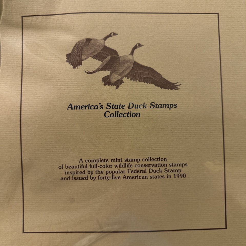 America's State Duck Stamp Collection 1990 COMPLETE 45 stamps | eBay