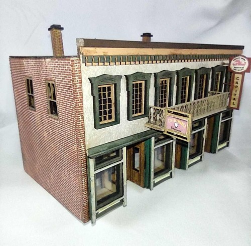 Red Arrow Lines HO Scale laser cut Capital Cafe Restaurant craftsman ...