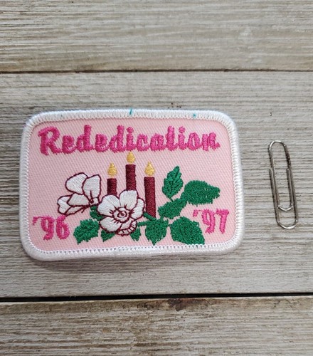 Vintage 90s Girl Scouts Rededication Patch 1996 1997 | eBay