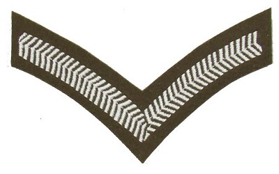 Chevron Lance Corporal Stripes Future Army Dress FAD Military Rank 1 ...