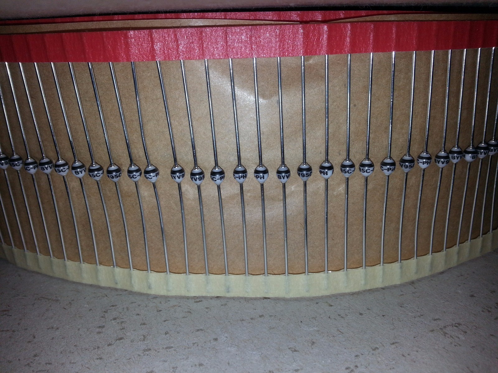 50PCS GENUINE PHILIPS BYV95C 600V 1.5A Fast soft-recovery DIODES FOR ...