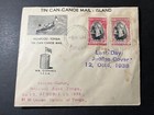 1938 Tonga Last Day Cover Tin Can Canoe Mail Niuafoou Jubilee Cover ...