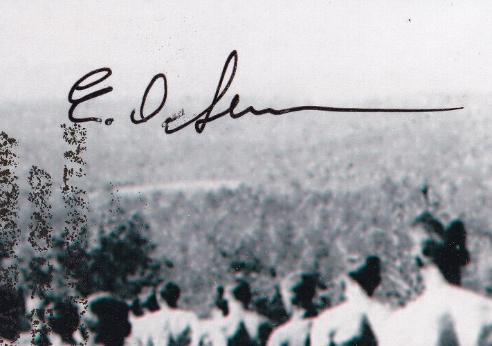 Ed Shames Signed Autographed 4x6 Photo 101st Airborne Easy Co Band of ...