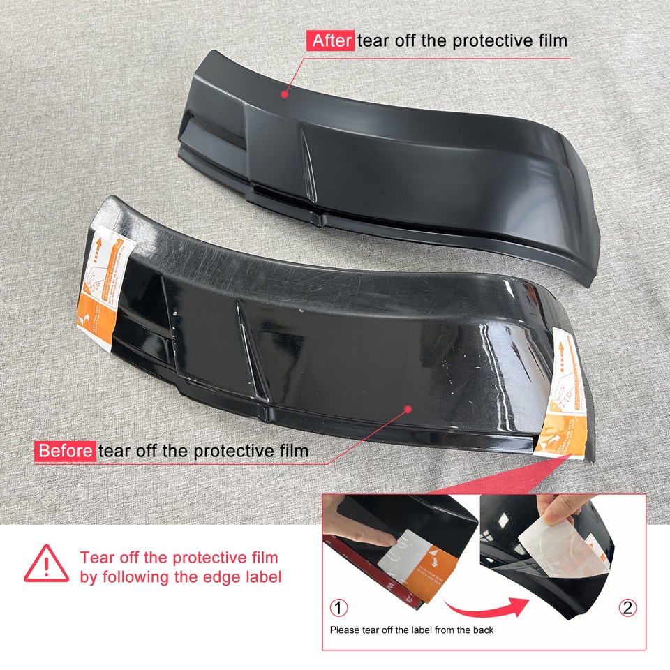 🎁FREE GIFT WIND DEFLECTOR - Wheel Arches Fender Kit for Ford Ranger ...